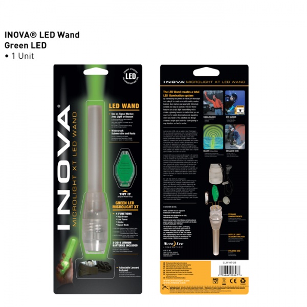 Ліхтар INOVA Microlight XT LED Wand/Green – ціна, купити в Україні