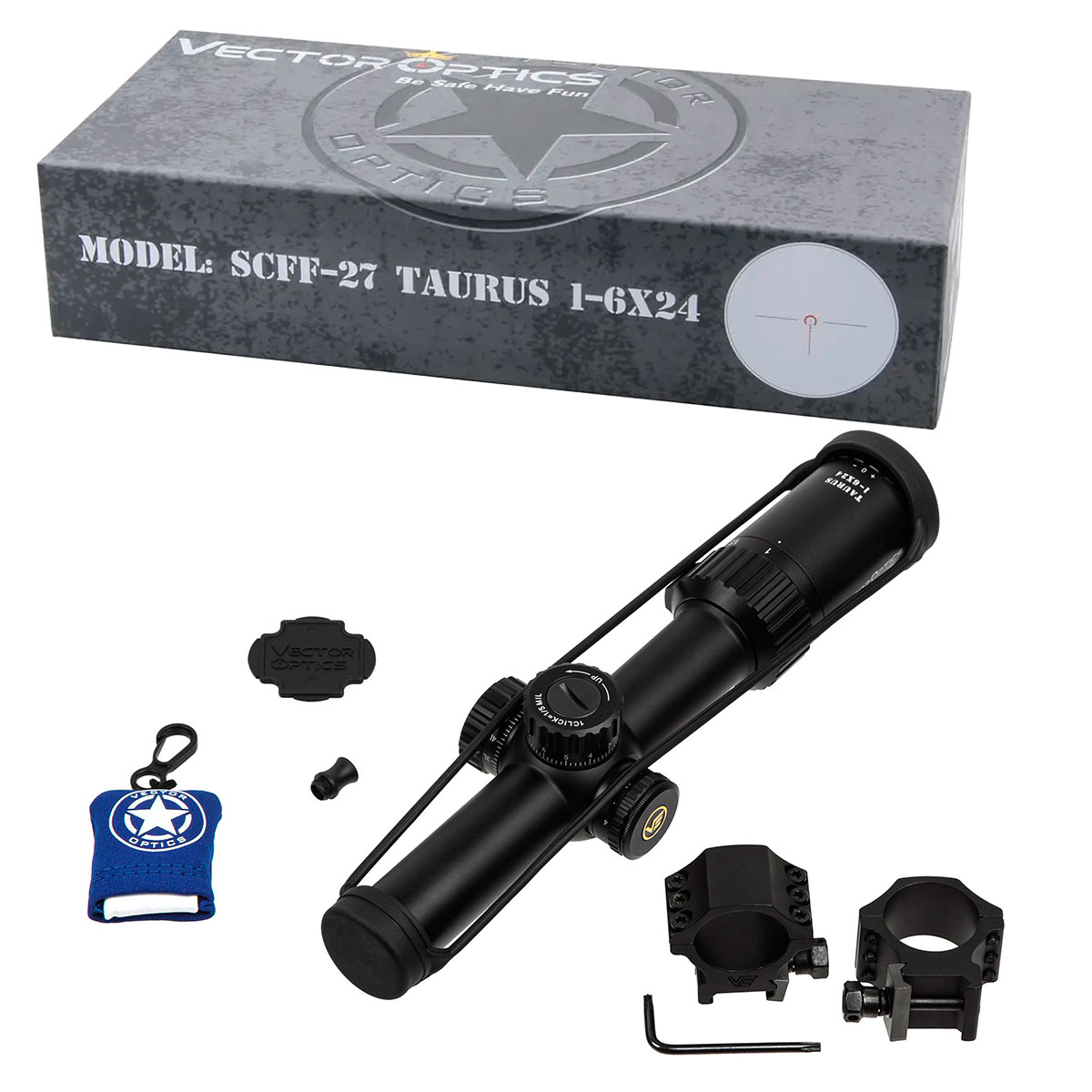 Оптичний приціл VECTOR OPTICS Taurus 1-6x24 (FFP, VTC-CMIL IR, 30 мм) – ціна, купити в Україні